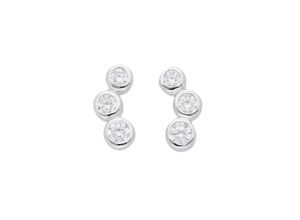 4065633621295 - Paar Ohrhänger ADELIA´S 1 925 Silber Ohrringe   Ohrstecker mit Zirkonia Gr Damen Silber 925 (Sterlingsilber) silberfarben (silber) Damen 925 Sterling Silber mit Zirkonia Silberschmuck für