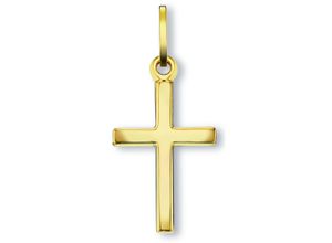 4069415436688 - Ketten-Anhänger Kreuz Anhänger aus 333 Gelbgold Schmuckanhänger Gr Gelbgold 333 goldfarben (gold) Damen Gold Schmuck