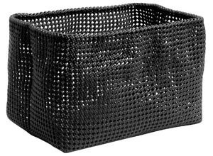 4013165859372 - Aufbewahrungskorb MÖVE TUBE klein Aufbewahrungsboxen Gr B H T 166 cm x 18 cm x 28 cm schwarz (black) Körbe Aufbewahrungsboxen aus Kunststoff