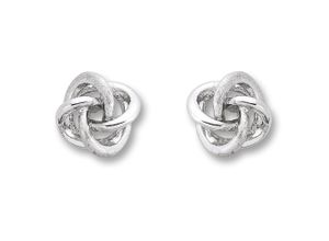 4067551950020 - Paar Ohrhänger Knoten Ohrringe Ohrstecker aus 925 Silber Gr Damen Silber 925 (Sterlingsilber) silberfarben (silber) Damen Silber Schmuck Knoten