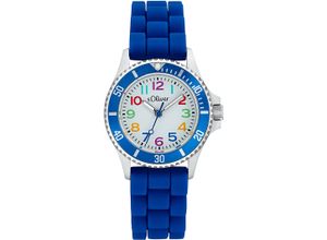 4056867037235 - Quarzuhr SOLIVER 2033504 Armbanduhren blau Kinder Armbanduhr Kinderuhr ideal auch als Geschenk