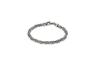 4006046338325 - Armband ZEEME Silber 925 poliert Königskette 4mm breit Armbänder Gr 21cm Silber 925 (Sterlingsilber) weiß