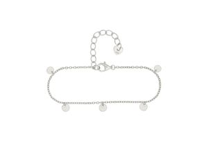 4006046362092 - Armband CAÏ 925 Silber rhodiniert Anhänger Plättchen Armbänder Gr 15 + 4cm Silber 925 (Sterlingsilber) weiß Damen