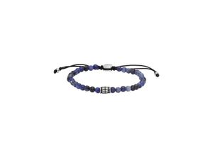 4064092202489 - Armband FOSSIL JEWELRY JF04416793 JF04413040 JF04414040 JF04415040 Armbänder Gr Edelstahl blau (edelstahlfarben schwarz blau blau) mit Hämatit Tigerauge Sodalith oder Malachit