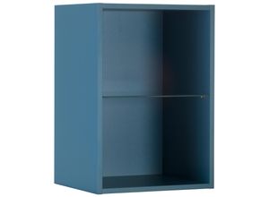 4024532719779 - Hängeregal OPTIFIT Mini Regale Gr B H T 40 cm x 58 cm x 35 cm 1 St offenes Fach blau Hängeregale Regale mit Glaseinlegeboden