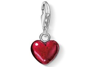 4051245030334 - Charm-Einhänger THOMAS SABO Rotes Herz 0794-007-10 Charms bunt (silberfarben rot) Damen