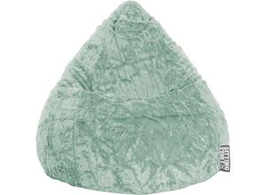 4005380504168 - Sitzsack MAGMA HEIMTEX BeanBag FLUFFY L Sitzsäcke Gr B 90 cm grün (salbei) Baby