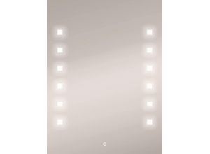 4002177568730 - LED-Lichtspiegel JOKEY Capella II Spiegel Gr B H T 60 cm x 80 cm x 29 cm silberfarben (silber) Kosmetikspiegel 60 x 80 cm