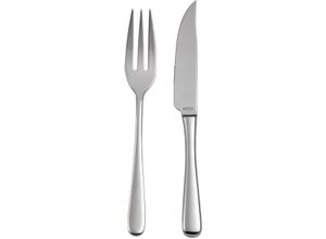 4004293137791 - Steakbesteck RÖSLE Passion Essbesteck-Sets Gr 12 tlg silberfarben Steakbesteck 12-teilig für 6 Personen Edelstahl 1810 spülmaschinengeeignet