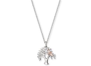 4260645863224 - Kette mit Anhänger ENGELSRUFER Lebensbaum ERN-TREE-BIR Halsketten Gr Silber 925 (Sterlingsilber) Länge 50 cm goldfarben (silberfarben gelbgoldfarben) Damen Ketten mit Anhänger