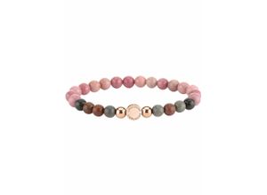 4035608071004 - Armband LIEBESKIND BERLIN Schmuck Geschenk Armkette Zugarmband LJ-0090 LJ-0091 LJ-0093 LJ-0151 Armbänder Gr Edelstahl-Polyurethan rosegold (rosé roségoldfarben grau grau) Damen mit Edelsteinen