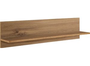 4251639449173 - Wandboard KOCHSTATION KS-Samos braun (weiß wotaneichefarben) B100cm H24cm T18cm Holzwerkstoff Regale 100 cm breit