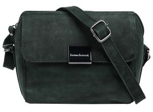 4260664847403 - Umhängetasche BRUNO BANANI Damen Gr B H T 17cm x 15cm x 4cm onesize grün Leder unifarben Taschen echt Leder