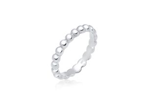 4050878548339 - Fingerring ELLI Stacking Ring Kügelchen 925 Silber Fingerringe Gr 52 mm ohne Stein Silber 925 (Sterlingsilber) 3 mm silberfarben (silber) Damen