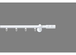 4015161078610 - Innenlaufschiene Cartucho Gardinenstangen Gr L 120 cm Ø 20 mm 1 läufig weiß Gardinenschienen Gardinenstangen