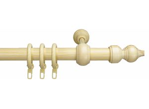 4016318030673 - Gardinenstange Thüringen Liedeco Ø 28 mm 1-läufig Fixmaß verschraubt beige