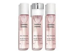 3145891263053 - - Chance Eau Tendre - Eau De Toilette Twist And Spray - Recharge 3 X 20 Ml