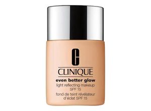 0020714874049 - CLINIQUE Even Better Glow Light Reflecting Makeup Spf 15 Gesichts Make-up foundation Creme beige (WN30 BISCUIT) strahlend langanhaltend natürlich Deckkraft Mittel