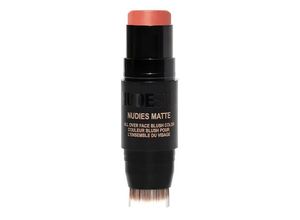 0839174011860 - - Nudies Matte Blush - Blush-stick Mit Doppelspitze - Matte Nude Face Peach-