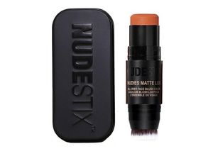 0839174008136 - - Nudies All Over Face Matte Lux - Rouge-stick - -nudies Matte Lux Blush - Dolce Darlin