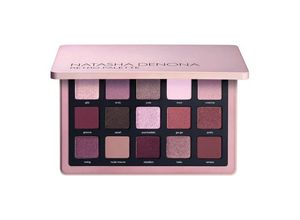 7290113702400 - NATASHA DENONA Retro Eyeshadow Palette Augen Make-up lidschatten Puder braun (ROSA  LILA  BRAUN) glitzernd schimmernd mattierend