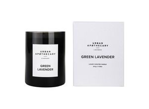 5060348093244 - - Luxury Boxed Glass Candle - -luxury Boxed Glass Candle-green Lavender