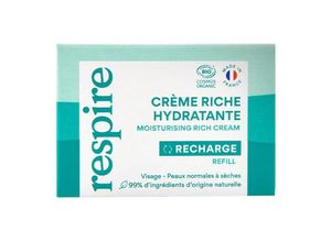 3770018642512 - Respire - Moisturising Rich Cream - Reichhaltige Gesichtscreme Nachfüllpackung - -crème Riche Hydratante Recharge 50ml