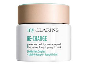 3666057192012 - My Clarins - Re-charge Hydra-replumping Night Mask - Nachtmaske Für Das Gesicht - -50ml