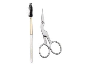 0038097291407 - - Augenbrauenschere Mit Augenbrauenbürste - -brow Shaping Scissors Stainless