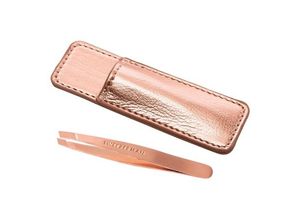 0038097019285 - - Mini Schräge Pinzette Mit Etui - -mini Slant Tweezer With Case Rose Gold