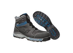 4051428092562 - Sicherheitsstiefel tofane black ql ctx mid Größe 46 schwarz blau S3 wr esd hro src en iso 20345 gefettetes Vollrindleder - Albatros