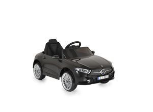 3801005000043 - Kinder Elektroauto Mercedes Benz CLS 350 Kunststoffräder Musik Scheinwerfer schwarz