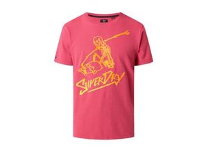 5057847576446 - Mens Vintage Cali T-Shirt Pink - Größe M