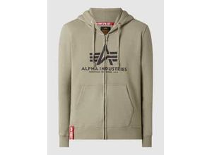 4059146074754 - Sweatjacke mit Label-Details Modell BASIC ZIP HOODY