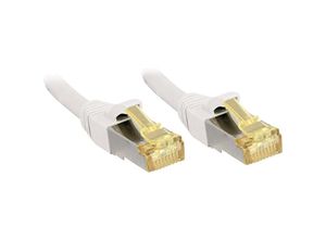 4002888473293 - LINDY 47329 RJ45 Netzwerkkabel Patchkabel CAT 6a (Rohkabel CAT 7) S FTP 1500 m Weiß mit Rastnasenschutz 1 St