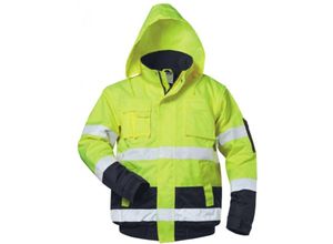 4025888207156 - Safestyle - hasso Warnschutzpilotjacke Gelb Marine ® en iso 20471 3 en 343 GrXXL