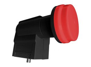 4046173106091 - MegaSat II Diavolo Unicable-LNB Feedaufnahme 40 mm Wetterschutz Schwarz Rot