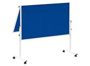 4002390052627 - Moderationstafel Solid 636 64 82 120x150cm Filz + Filz (beidseitig) pinnbar klappbar blau + blau 4002390052627 Maul