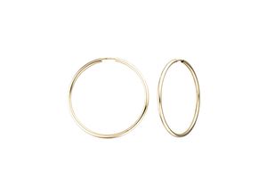 4061861133487 - Paar Creolen JOBO Ohrringe Gr Gelbgold 585 gelb (gelbgold 585) Damen Creolen 585 Gold 38 mm