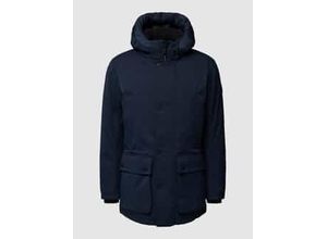 4067261183718 - TOM TAILOR Herren Parka mit abnehmbarer Kapuze blau Uni Gr XXL