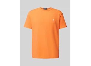 3616852329717 - Regular Fit T-Shirt aus reiner Baumwolle mit Label-Stitching