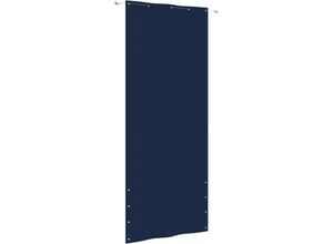 8720286161302 - Balkon-Sichtschutz，Balkonverkleidung Blau 100x240 cm Oxford-Gewebe vidaXL