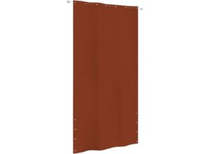 8720286161173 - Bonnevie - Balkon-SichtschutzBalkonverkleidung Terrakottarot 140x240 cm Oxford-Gewebe vidaXL