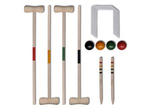 8718475907817 - Vidaxl - Krocket-Set Holz 4 Spieler