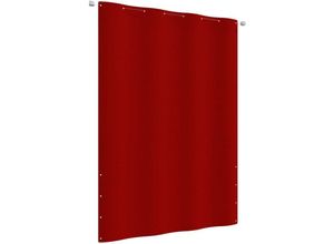 8720286161432 - Bonnevie - Balkon-SichtschutzBalkonverkleidung Rot 160x240 cm Oxford-Gewebe vidaXL