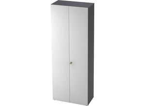 4032062158074 - Aktenschrank TOPAS LINE 6 Ordnerhöhen B 800 mm graphit weiß