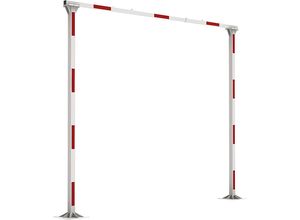 4061753288691 - PROCITY Fester Höhenbegrenzer HxB 2200 x 7550 mm reinweiß RAL 9010 feuerverzinkt
