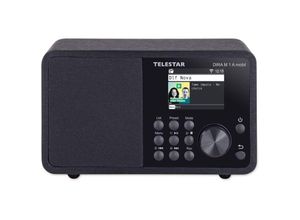 4024035011028 - DIRA M 1 A mobil Internet Tischradio Internet DAB+ UKW AUX Bluetooth® DLNA USB WLAN Internetradio Aufnahmefunktion DLNA-fähig Inkl