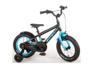 4067872084077 - TPFSports Rocky Kinderfahrrad - Jungen - 14 Zoll - Rücktritt + Handbremse - Blau