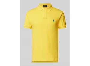 3616411864383 - Slim Fit Poloshirt mit Label-Stitching